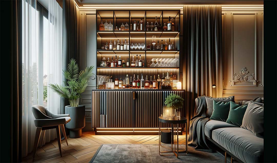 Energize Seu Lar: Um Bar Pequeno para Sala Feito por Você
